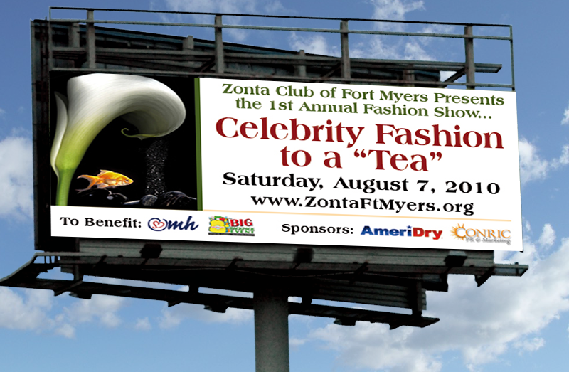 Zonta Club Billboard - CONRIC pr + marketing